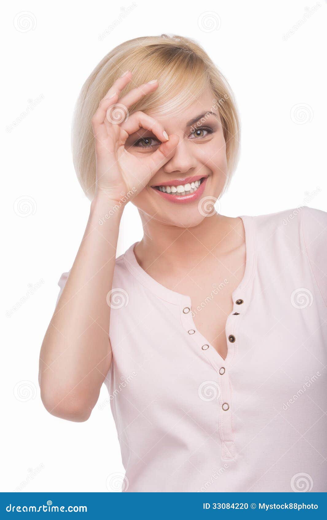Woman gesturing. stock photo. Image of human, excitement - 33084220