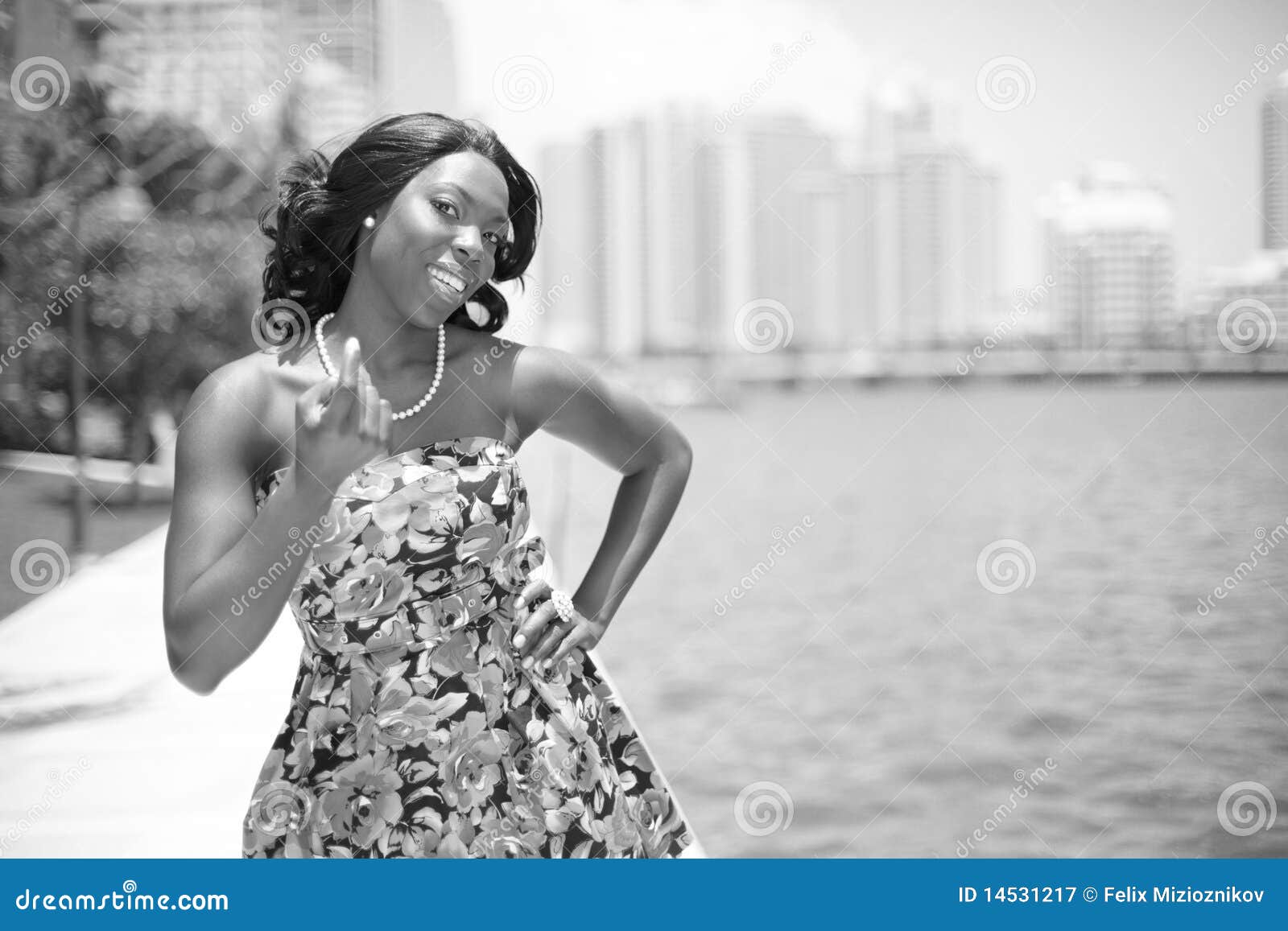 Woman Gesturing with Her Finger Stock Image - Image of attractive ...