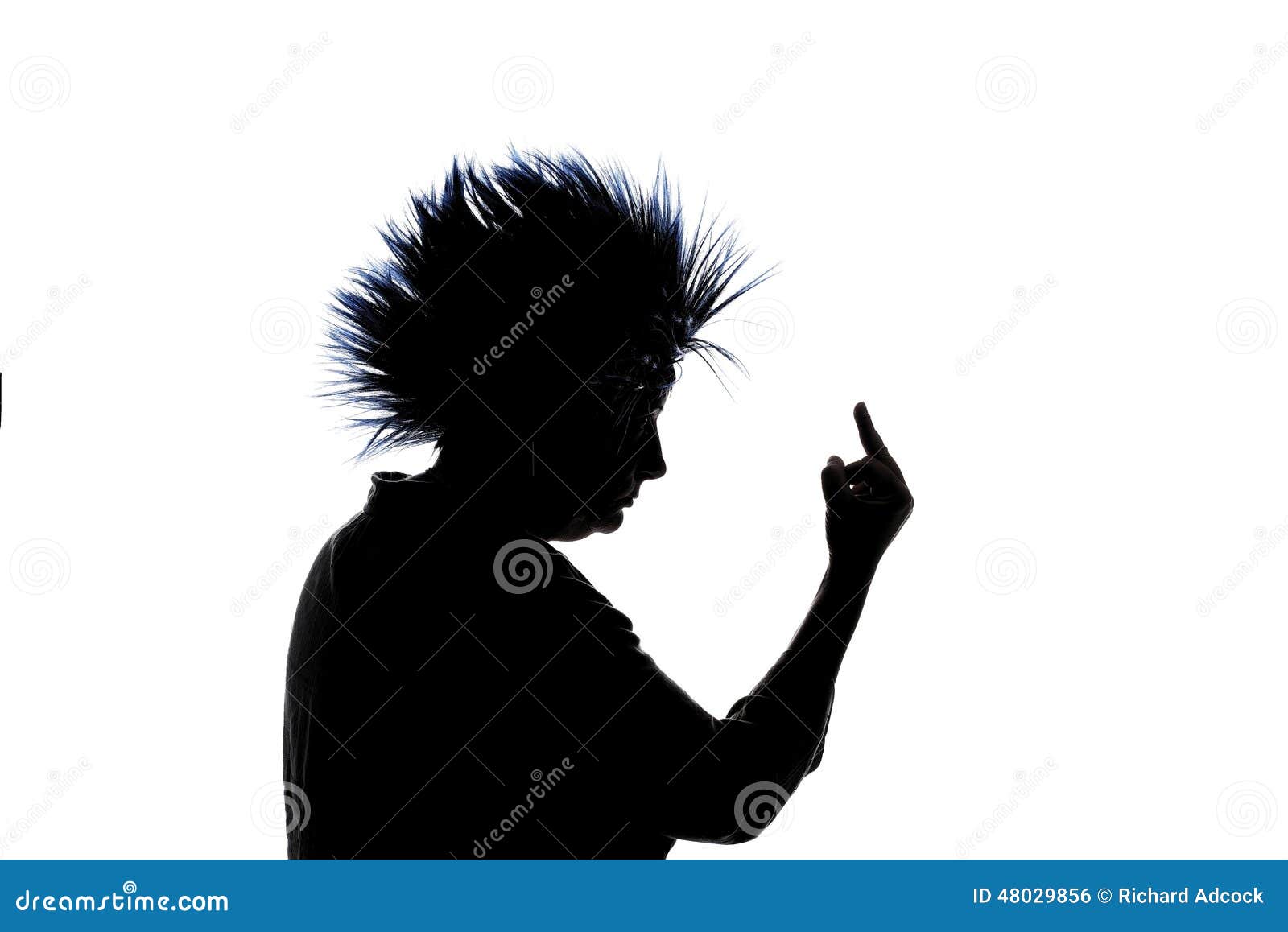 Default Profile Picture Middle Finger