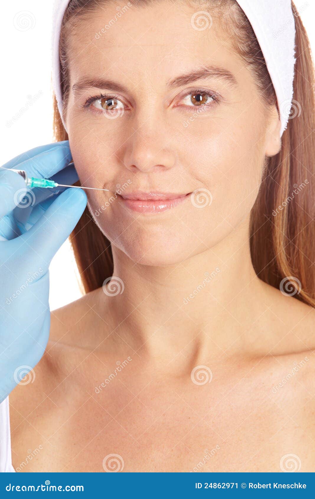 Woman Getting Plastic Surgery Stock Image - Image of injection ...