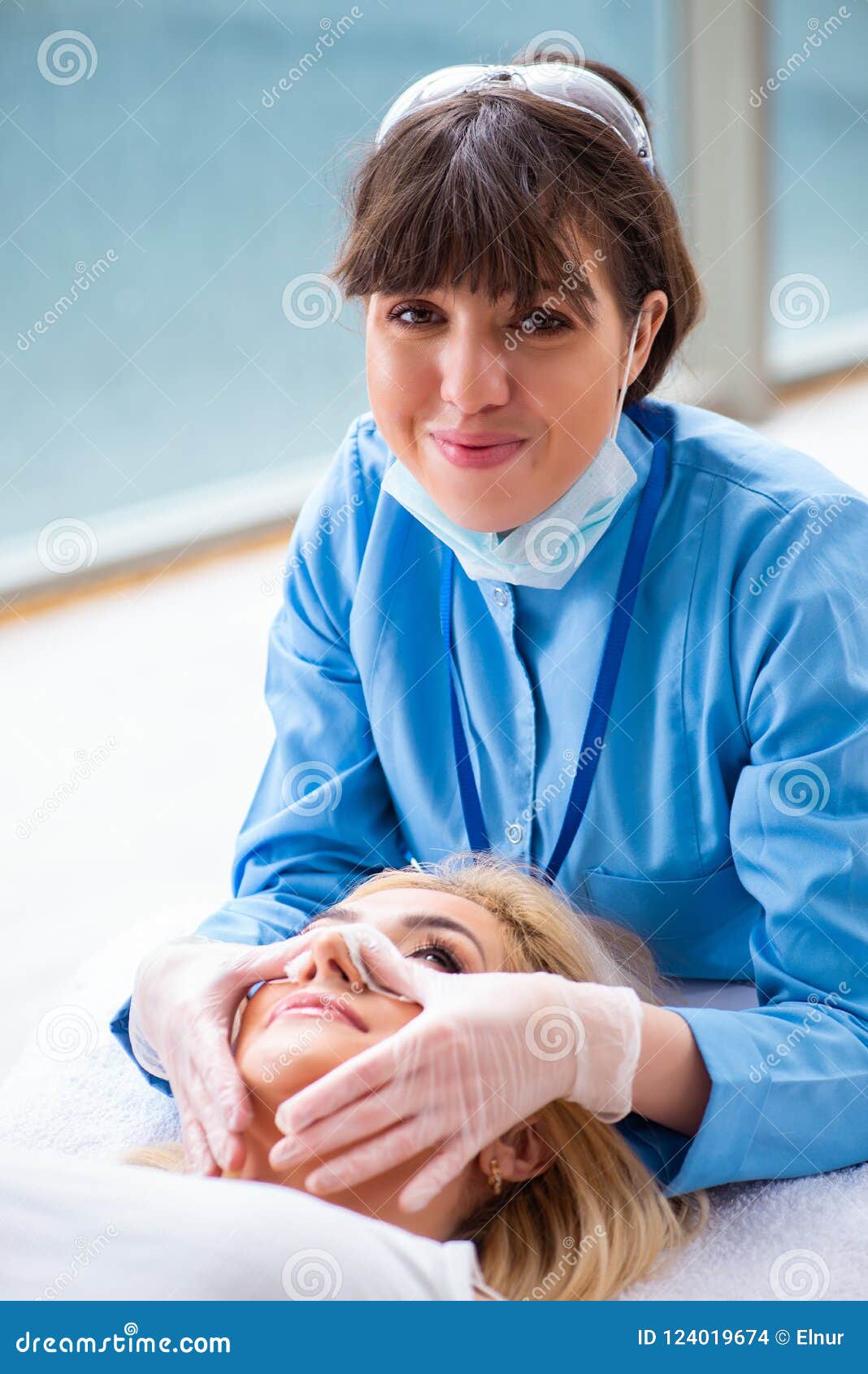 The Woman Getting Ready for Plastic Surgery Stock Photo - Image of ...