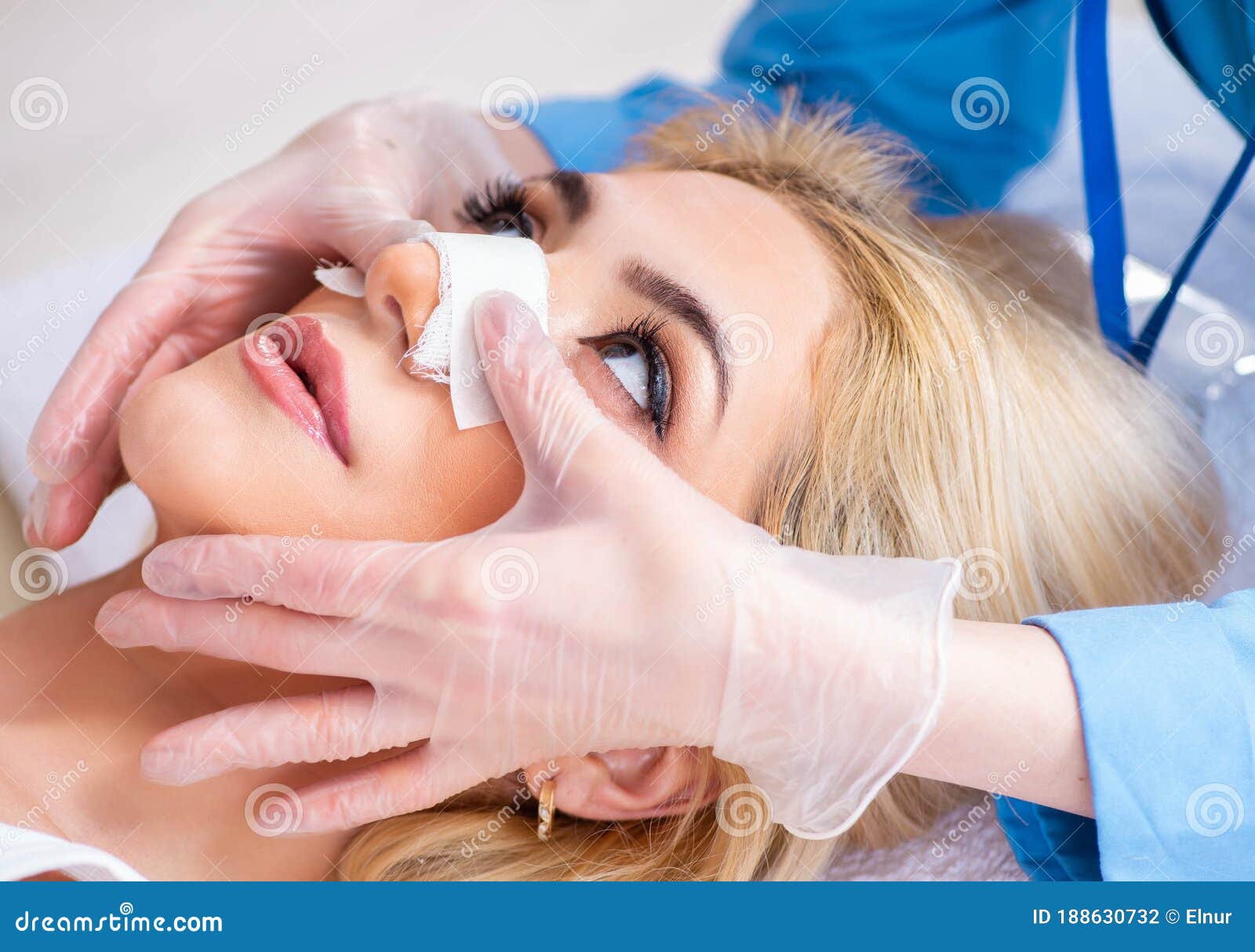 Woman Getting Ready for Plastic Surgery Stock Photo - Image of ...