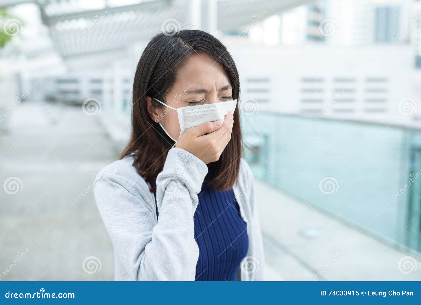 Woman Getting Sick at Outdoor Stock Image - Image of city, sick: 74033915