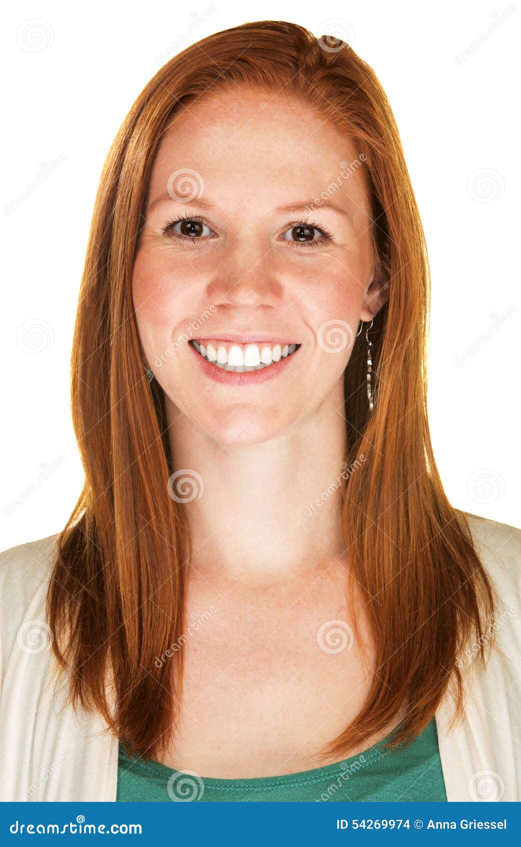Woman with Glad Expression stock photo. Image of expression - 54269974