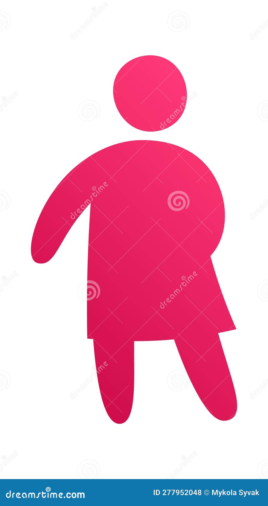 Woman Gradient Character stock vector. Illustration of person - 277952048