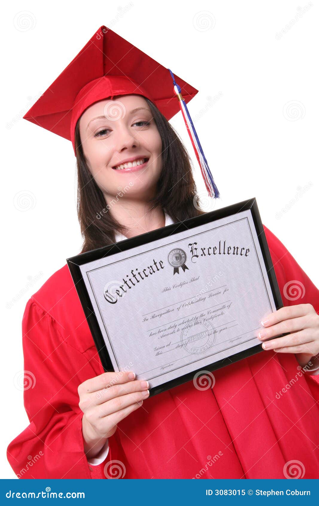 Woman Graduate stock image. Image of certificate, adult - 3083015