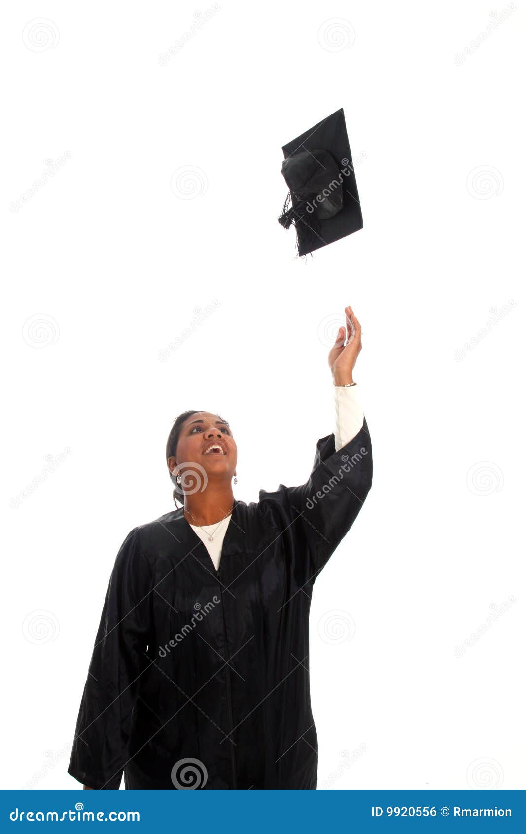 Woman Graduating stock photo. Image of gown, education - 9920556