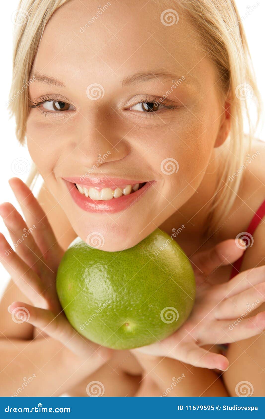 Woman with grapefruit stock image. Image of caucasian - 11679595