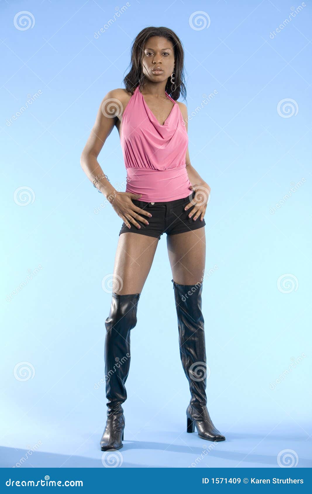 Woman with a great figure stock image. Image of slim, attractive - 1571409