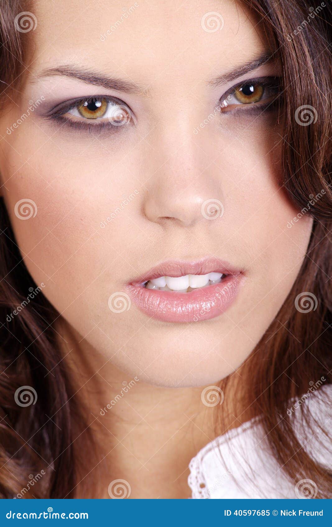 Woman with great makeup stock image. Image of makeup - 40597685