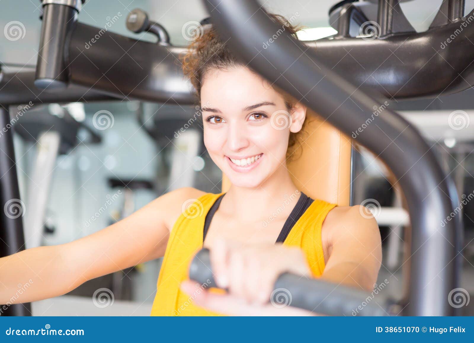 Woman at the gym stock photo. Image of person, athlete - 38651070