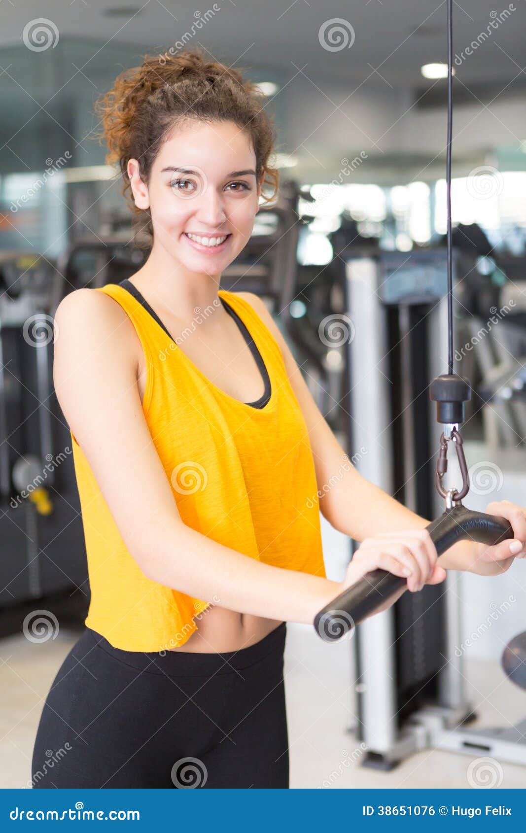 Woman at the gym stock photo. Image of people, body, adult - 38651076