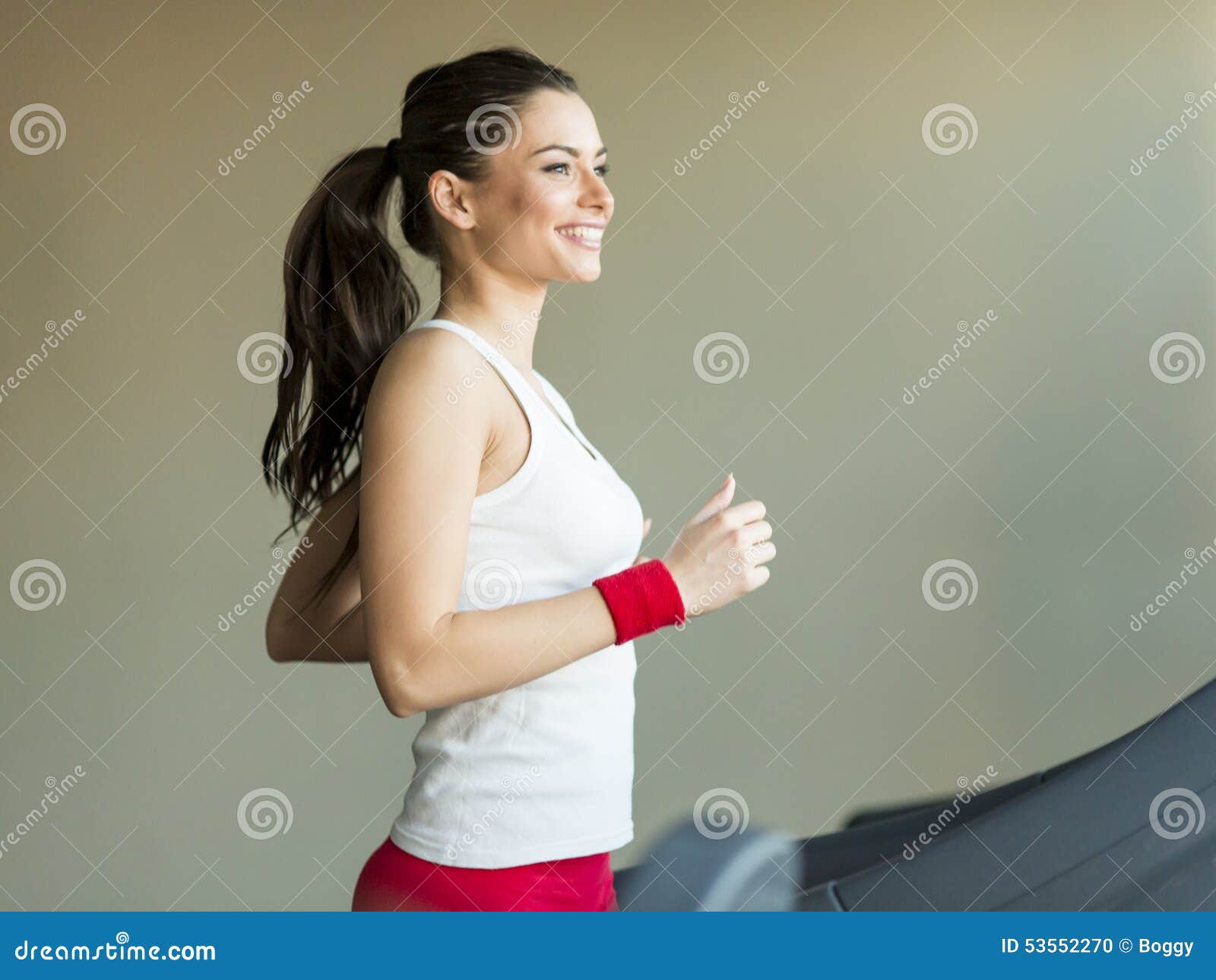 Woman in the gym stock photo. Image of action, athlete - 53552270
