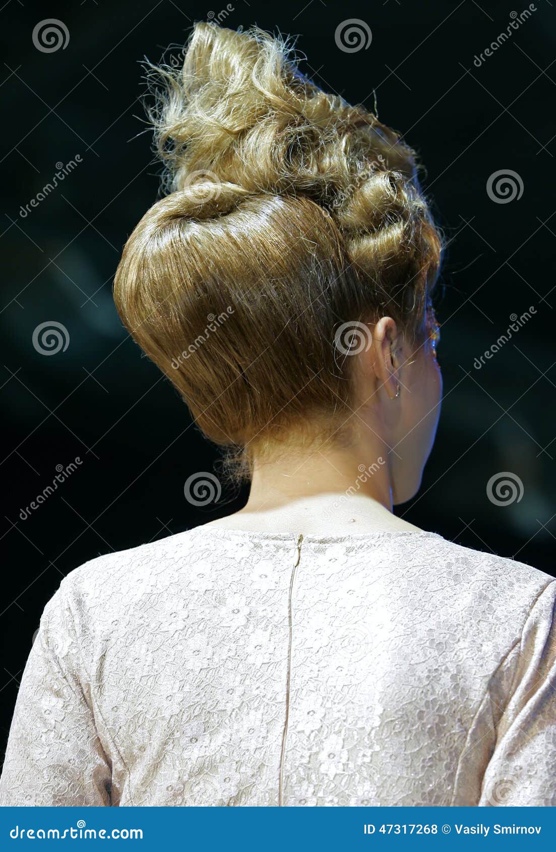 Woman hairstyle stock photo. Image of white, shiny, blond - 47317268