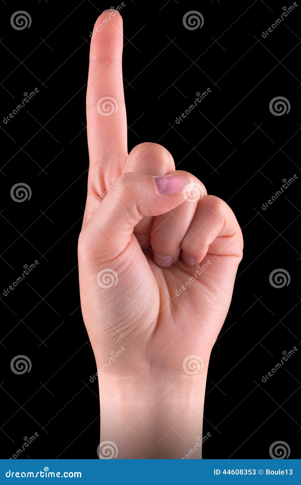 Woman Hand on Black Background Stock Image - Image of choose, gesture ...