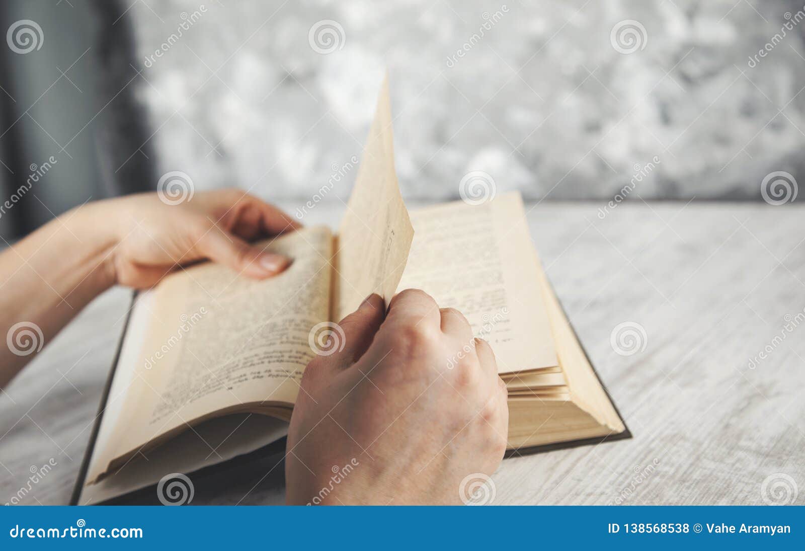 Woman hand book stock photo. Image of empty, girl, blank - 138568538