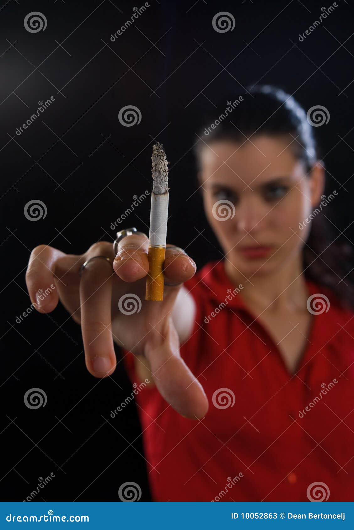 Woman hand with cigarette stock image. Image of cancer - 10052863