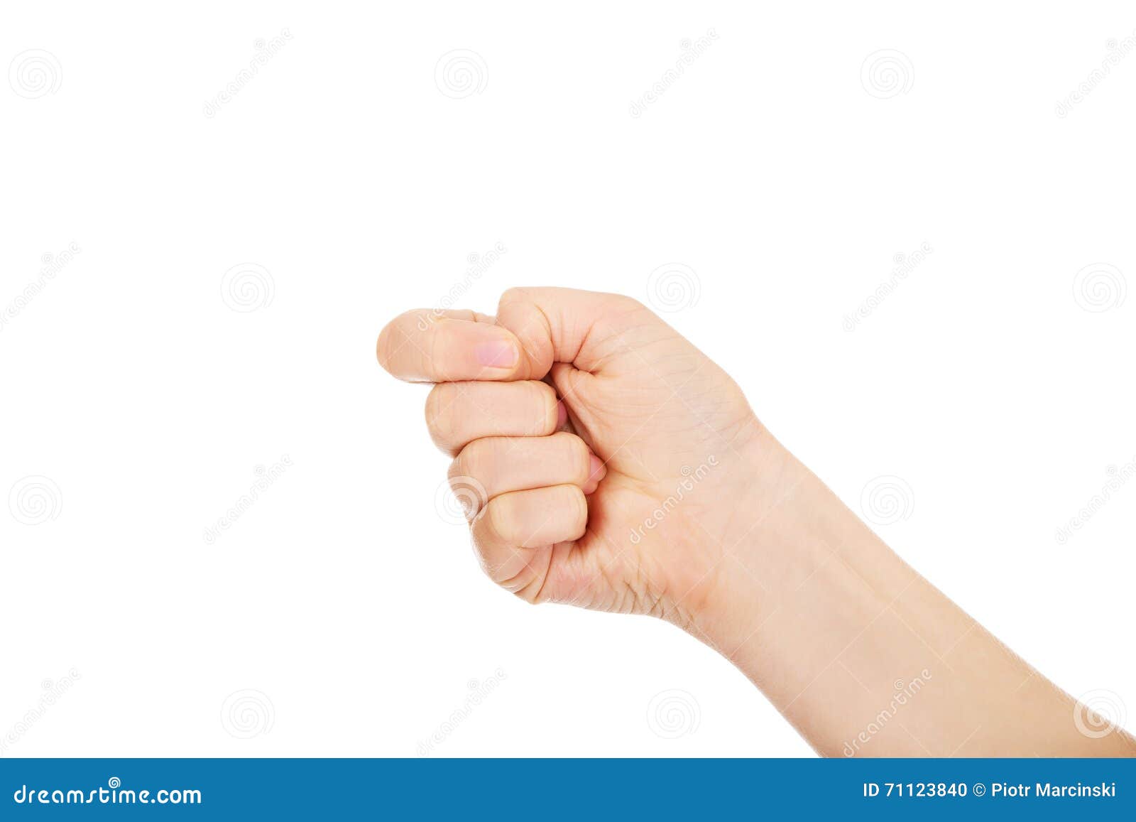Woman Hand with Clenched a Fist Stock Photo - Image of person, boxing ...