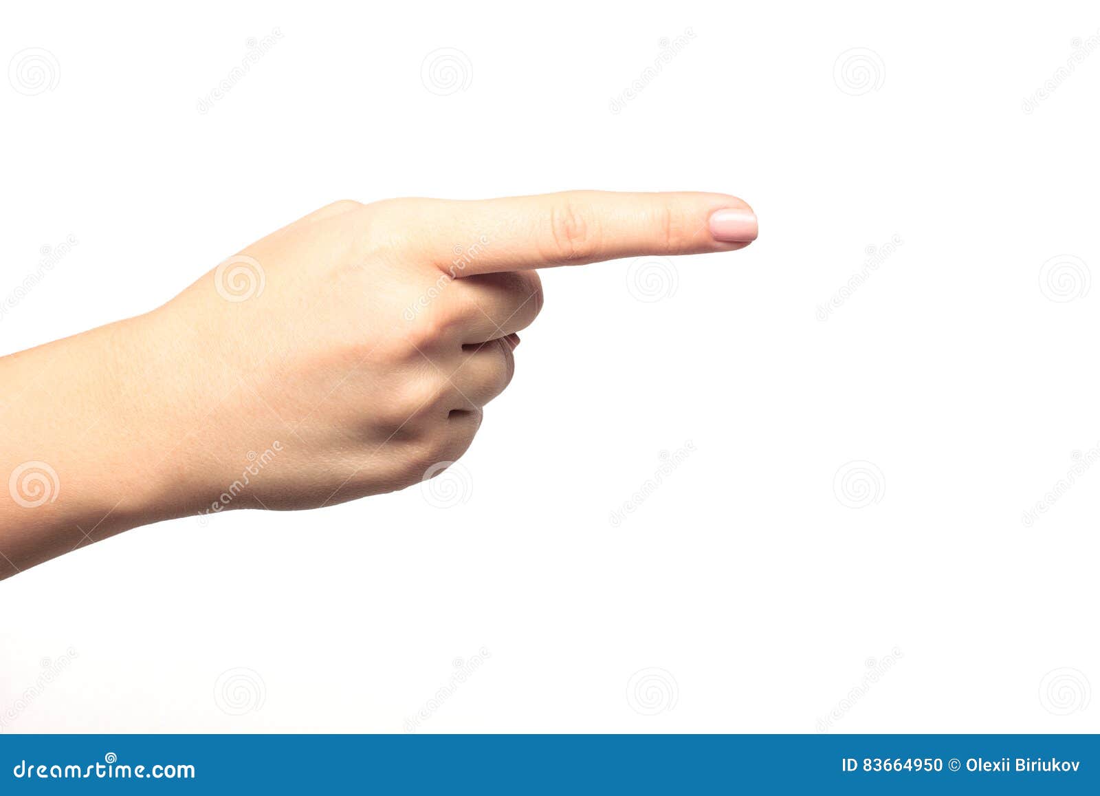 Woman Hand Finger Pointing Isolated on White Background Stock Photo ... Woman Hand Finger Pointing Isolated on White Background Stock Photo ...
