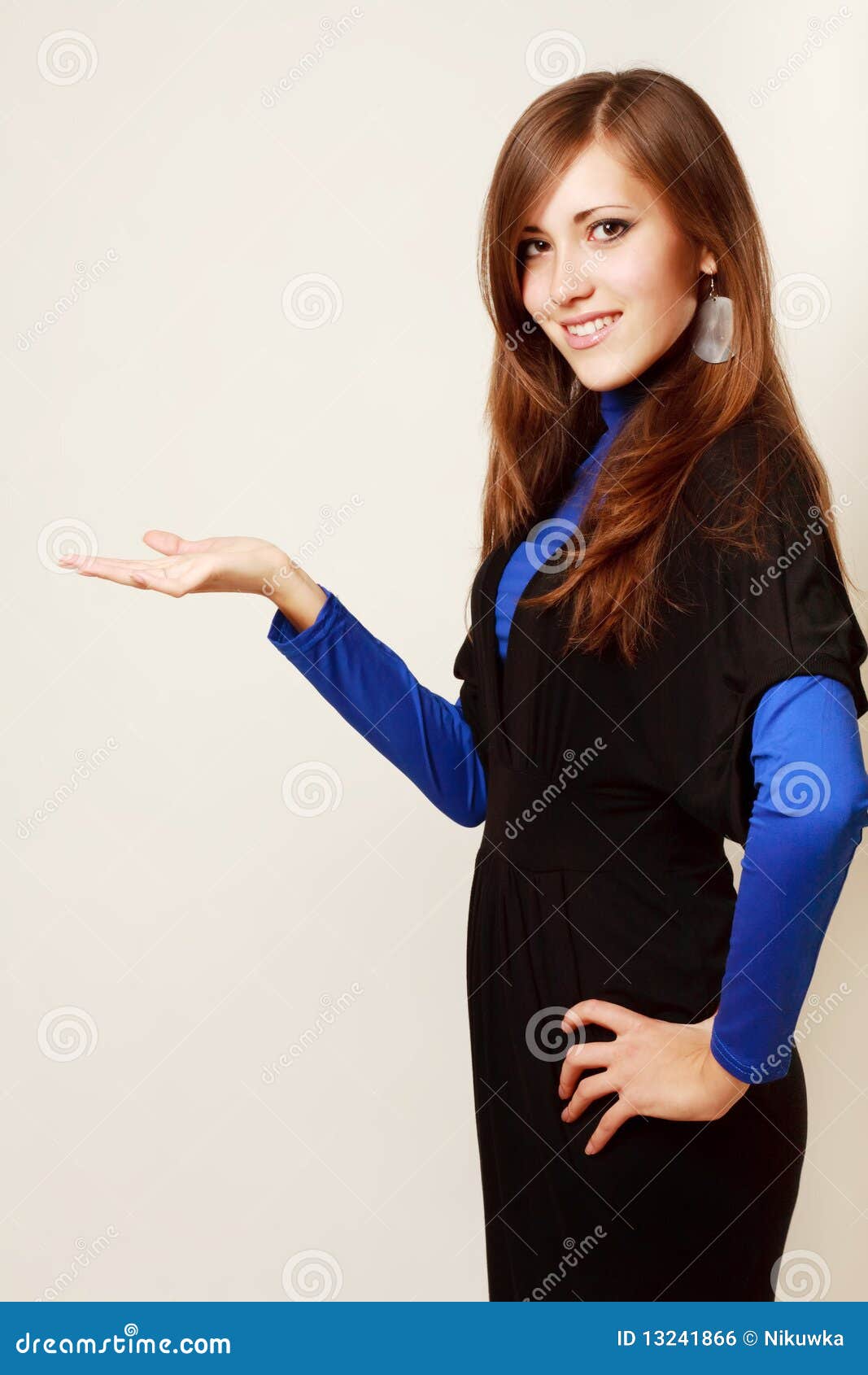 Woman with hand gesture stock photo. Image of cute, caucasian - 13241866