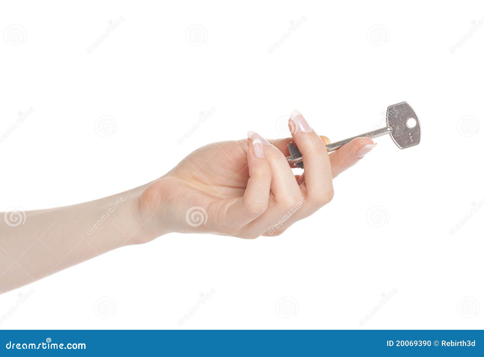 Woman hand giving key stock photo. Image of security - 20069390