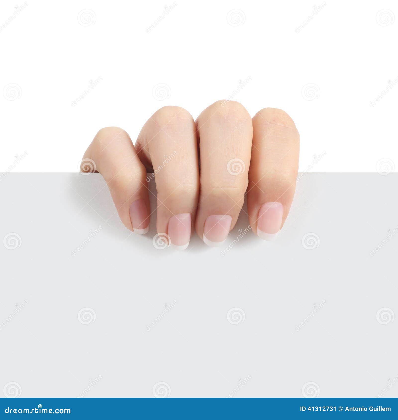 Woman hand holding a sign stock image. Image of finger - 41312731