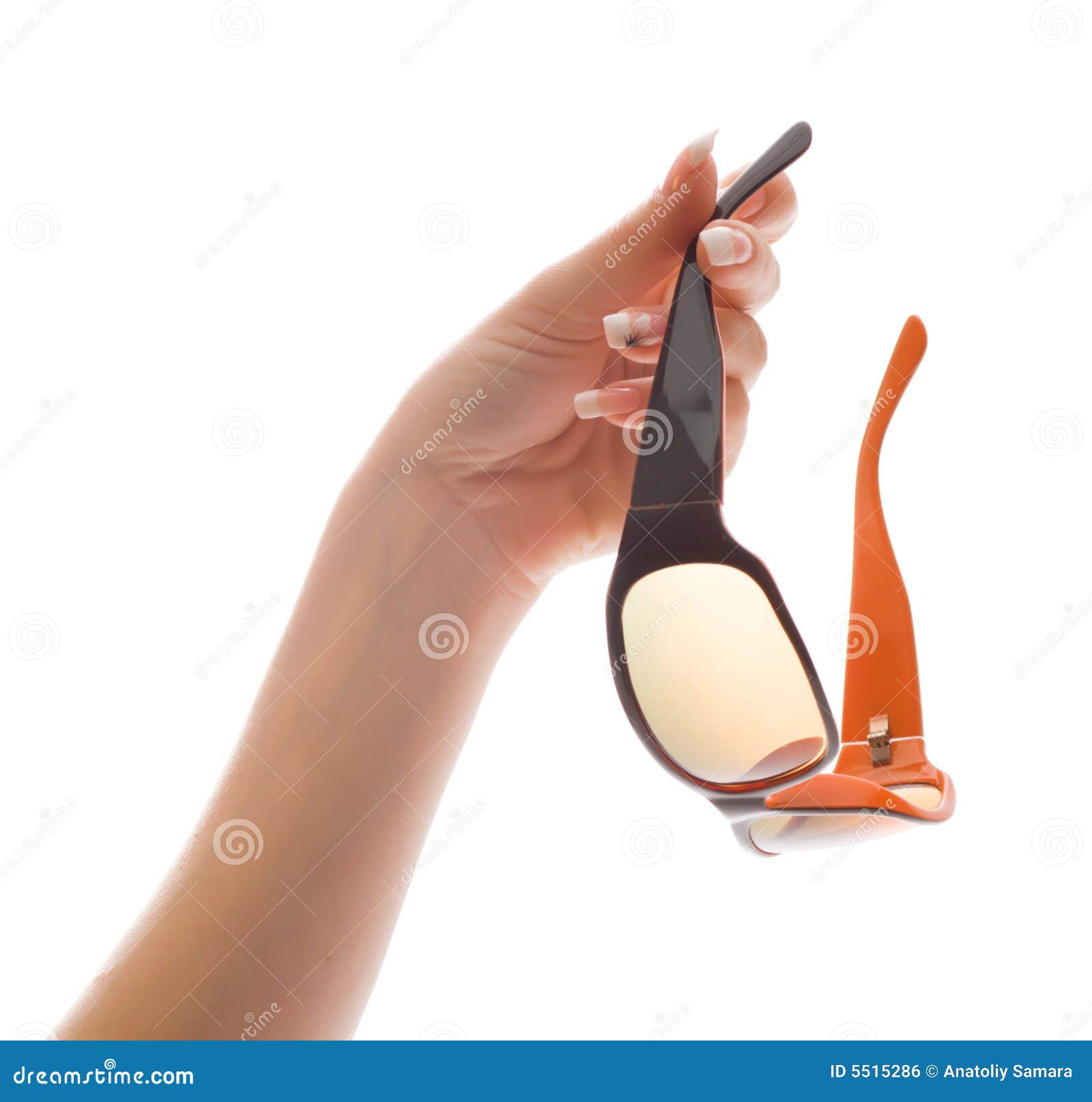 Woman Hand Holding Sunglasses Stock Photo - Image of young, hand: 5515286