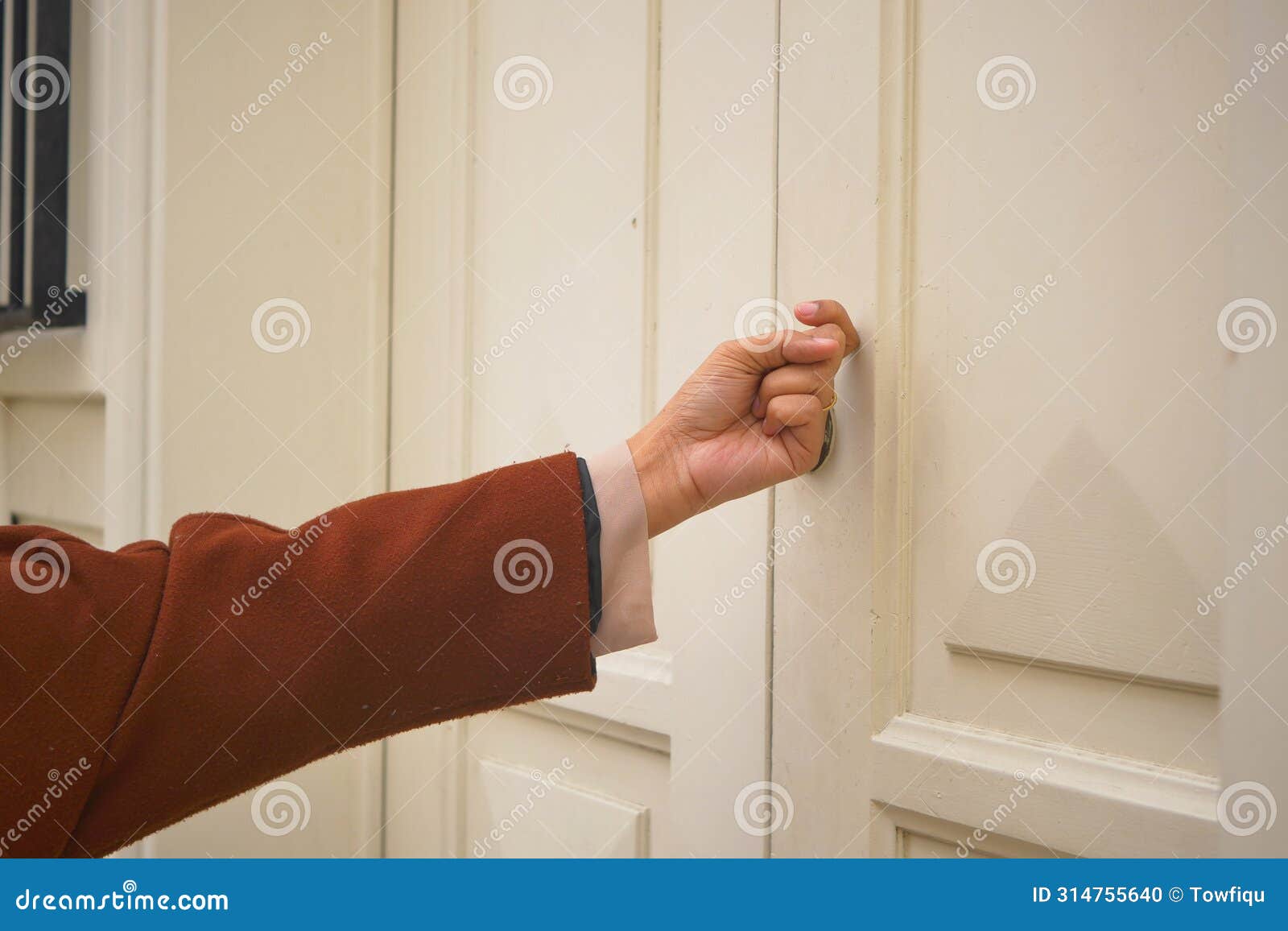Hand Knock On The Door. Royalty-Free Stock Photo | CartoonDealer.com ...