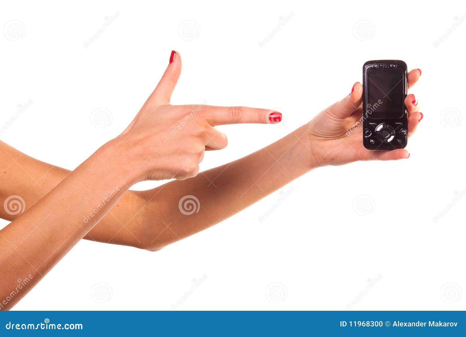 Woman Hand and Mobile Phone. Stock Photo - Image of freedom, contact ...