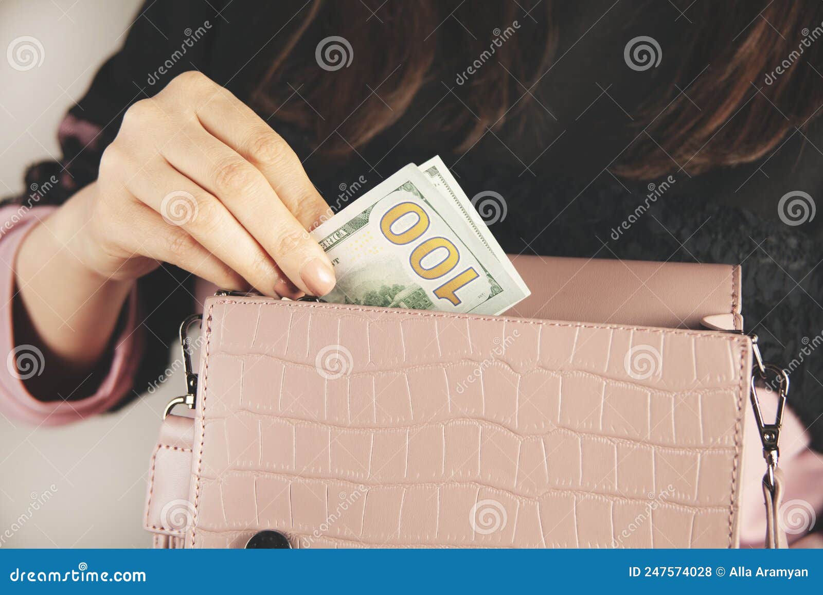 Woman hand money stock photo. Image of person, economy - 247574028
