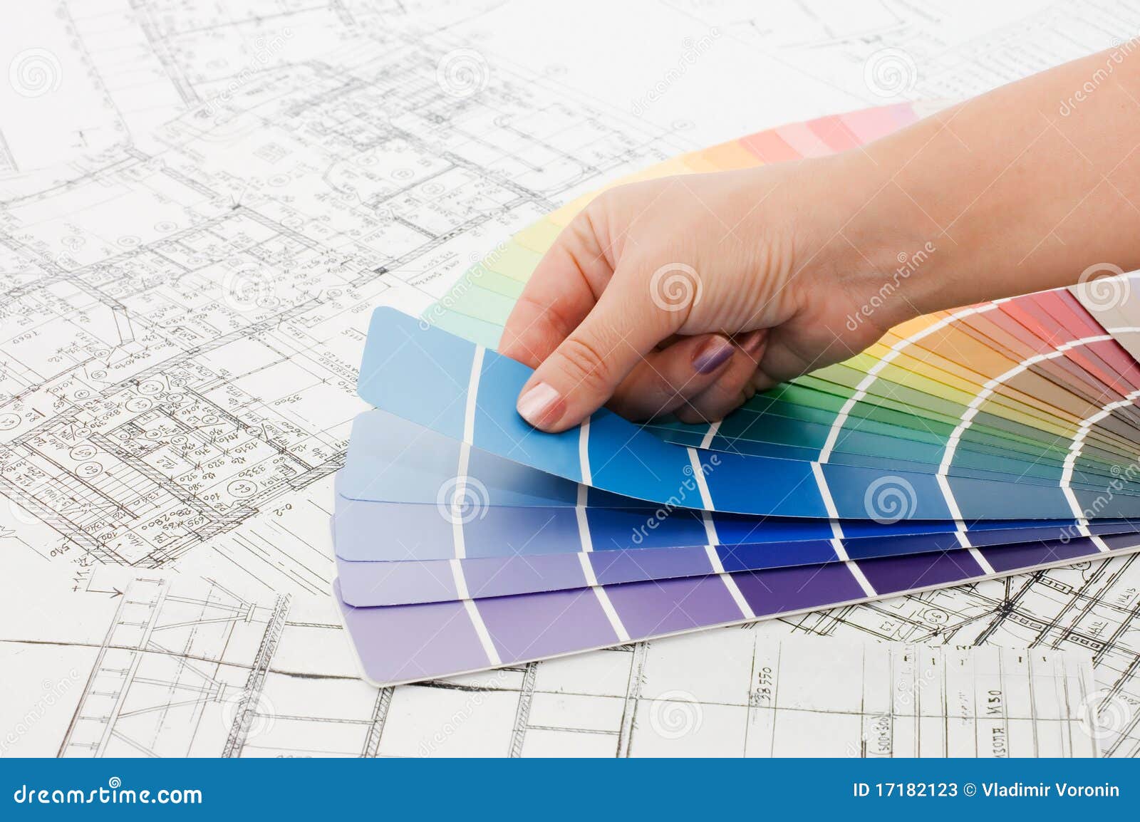 Pointing To Sample Color Chart Royalty-Free Stock Photo | CartoonDealer ...