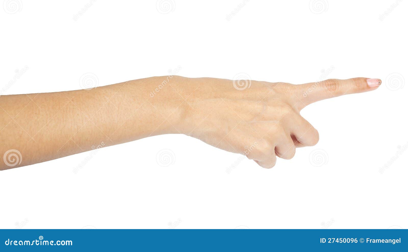 Woman hand pressing stock photo. Image of buttons, menu - 27450096