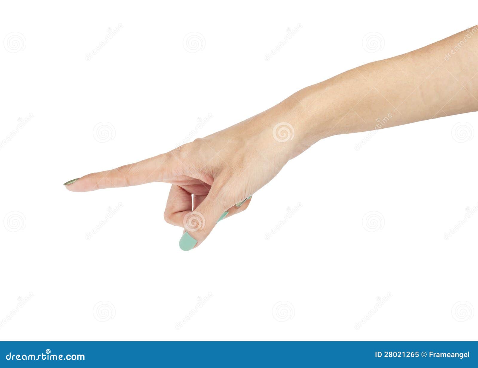 Woman hand pressing stock image. Image of futuristic - 28021265