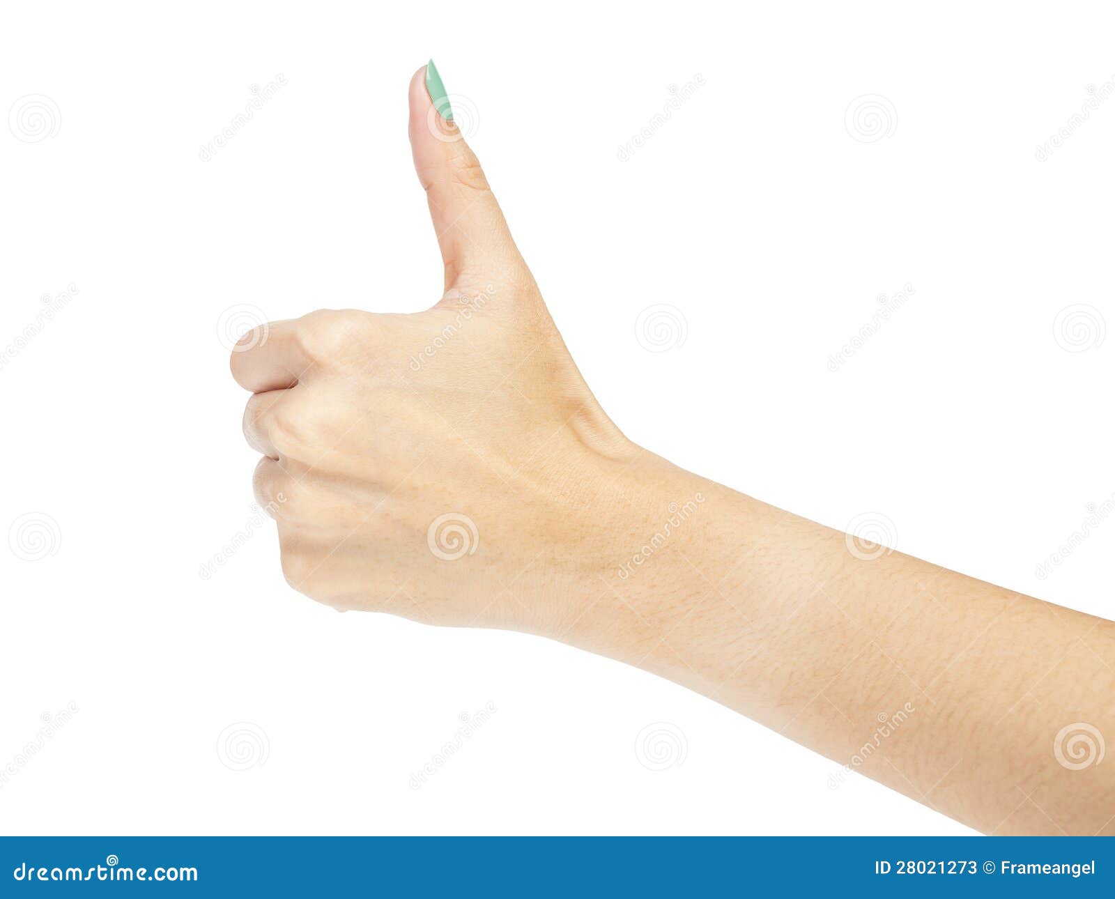 Woman Hand Pressing, Thumb Up Stock Image - Image of computer, internet ...