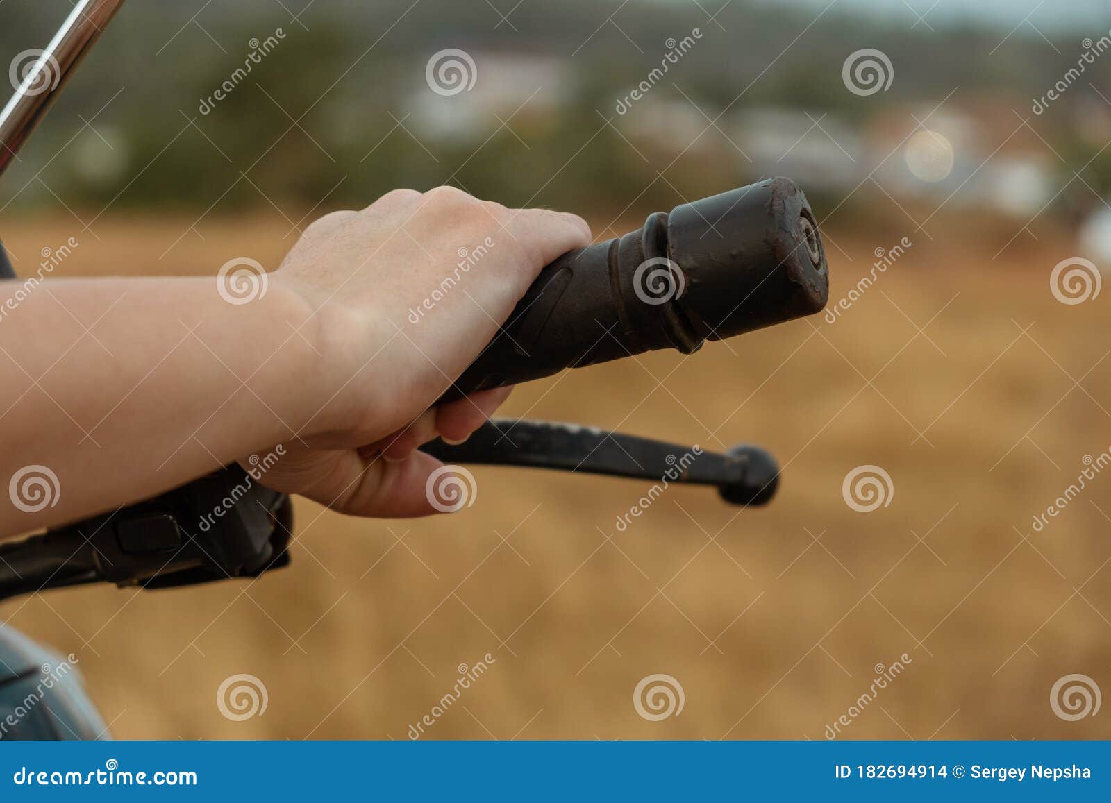 Woman Hand Riding Motorcycle Stock Photo - Image of unrecognizable ...