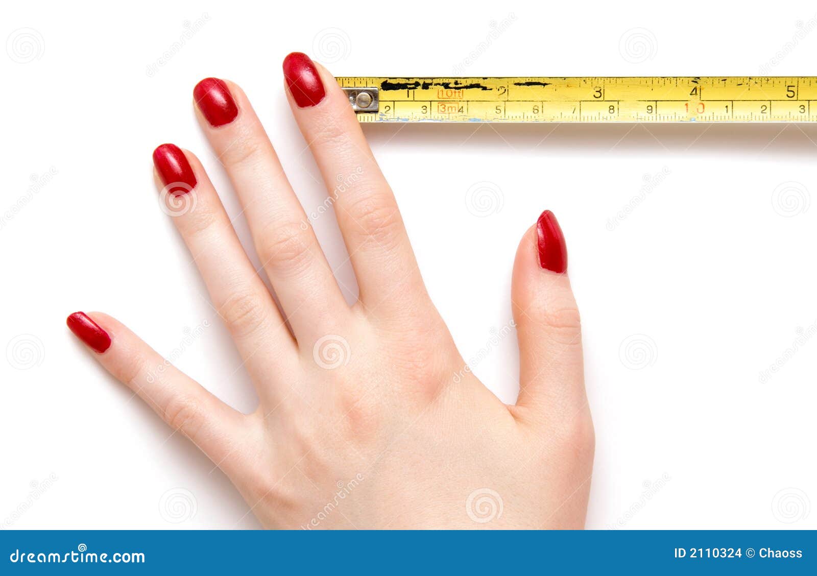 Woman hand with ruler stock photo. Image of hands, lady - 2110324