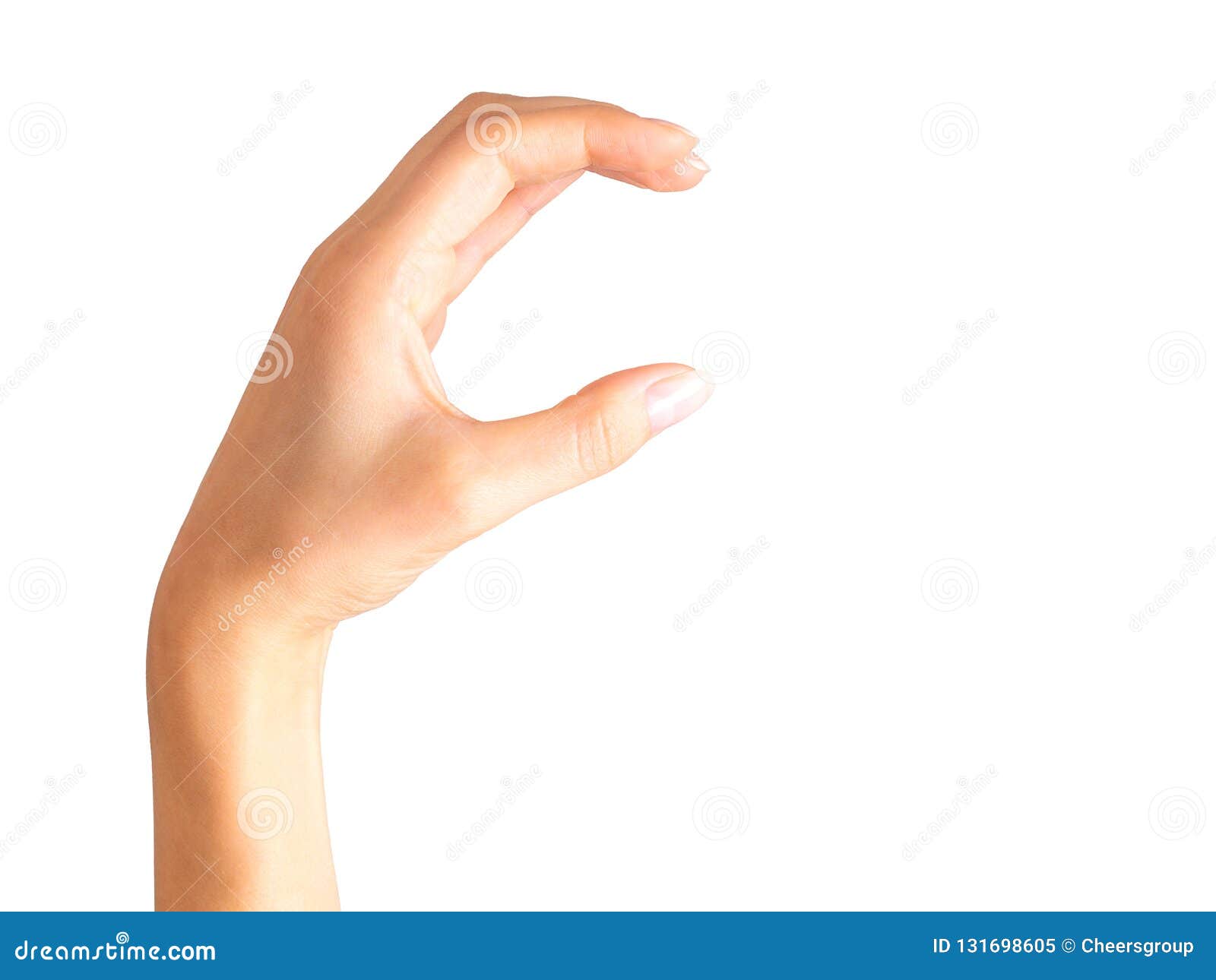 Woman Hand Showing Picking Up Pose Or Holding Stock Image Image Of Business Paper 131698605