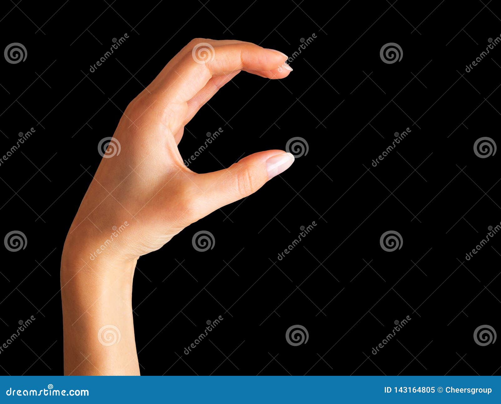 Woman Hand Showing Picking Up Pose Or Holding Stock Image Image Of Pointing Idea 143164805