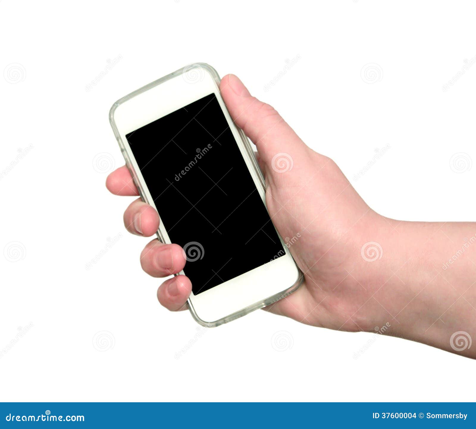 Woman Hand Showing Smart Phone Stock Photo - Image of cellular, device ...