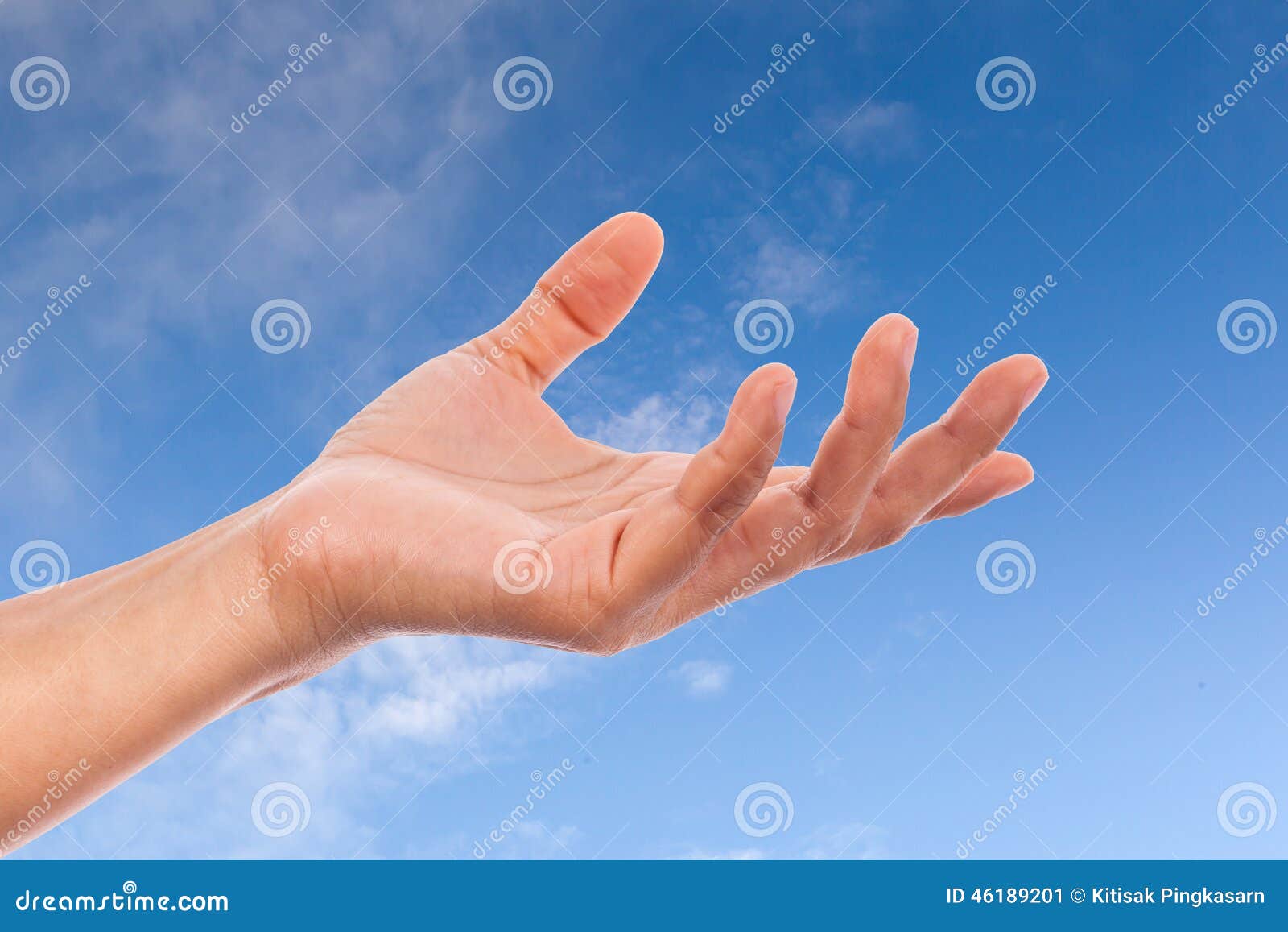 Woman hand on sky stock image. Image of hands, electronic - 46189201
