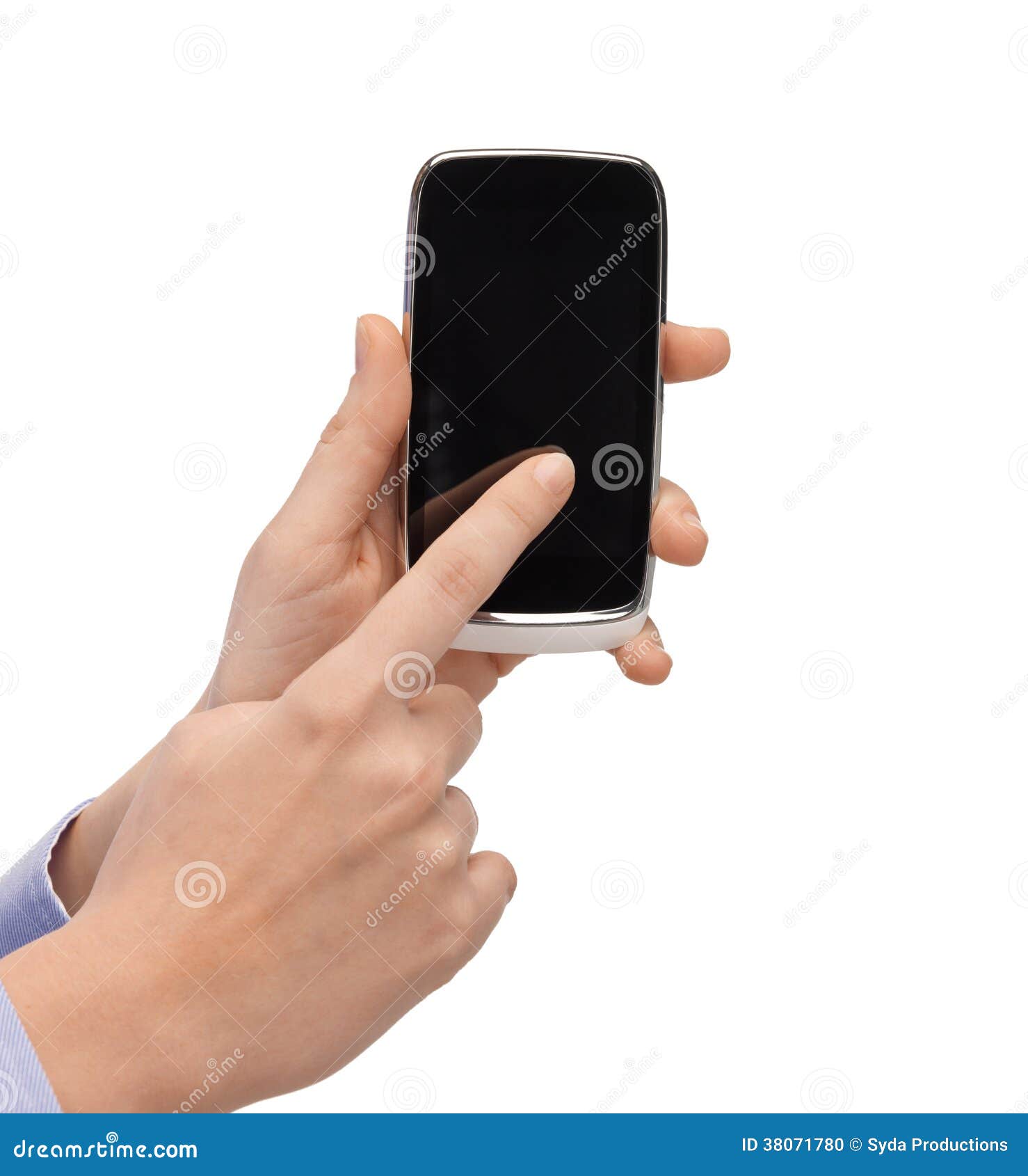 Woman hand with smartphone stock photo. Image of gadget - 38071780