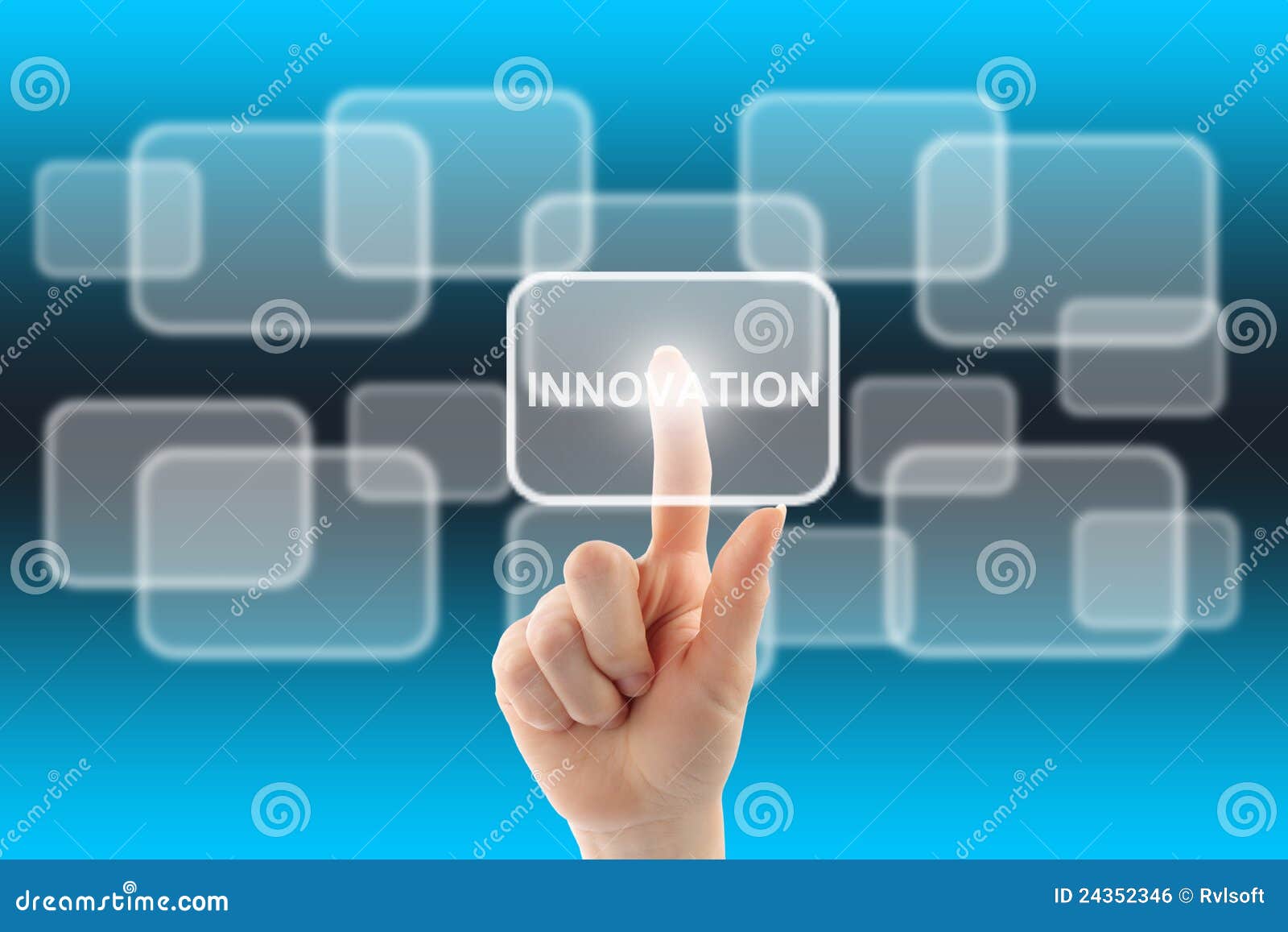 Woman Hand with Touch Screen Interface Stock Photo - Image of interface ...