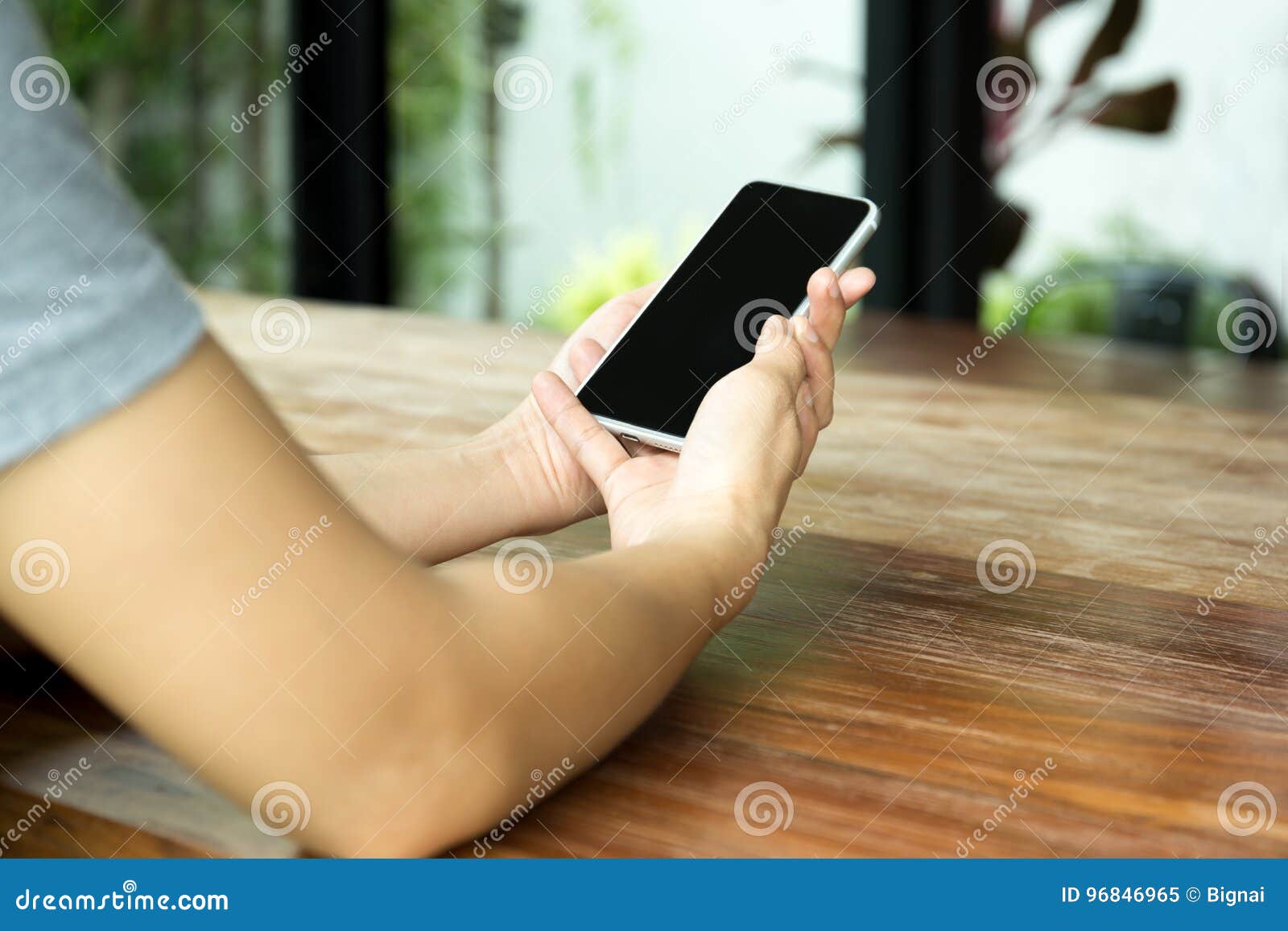 Woman Hand Using Cell Phone Stock Image - Image of application, holding ...