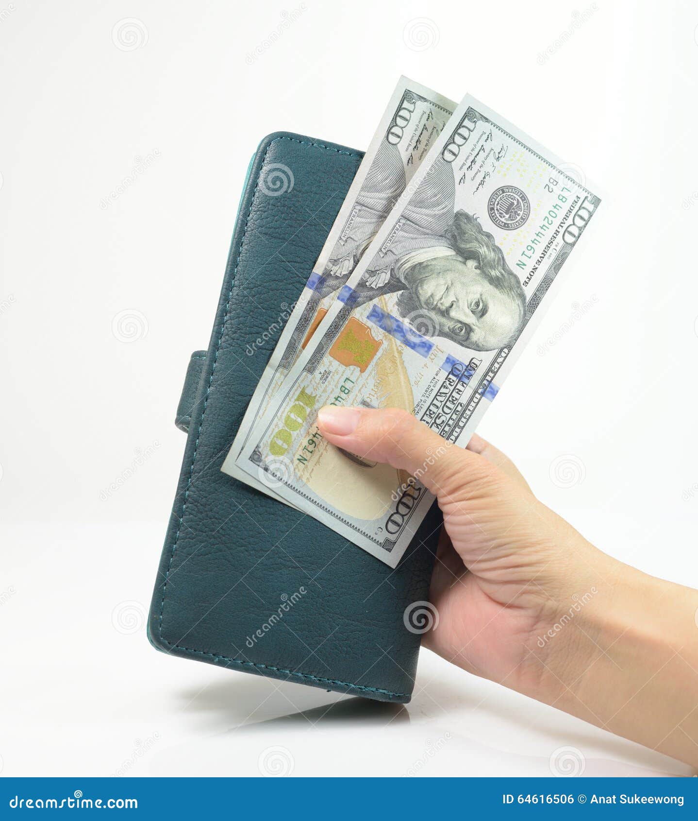 Woman Hand with Wallet & Money Stock Photo - Image of concepts, paying ...