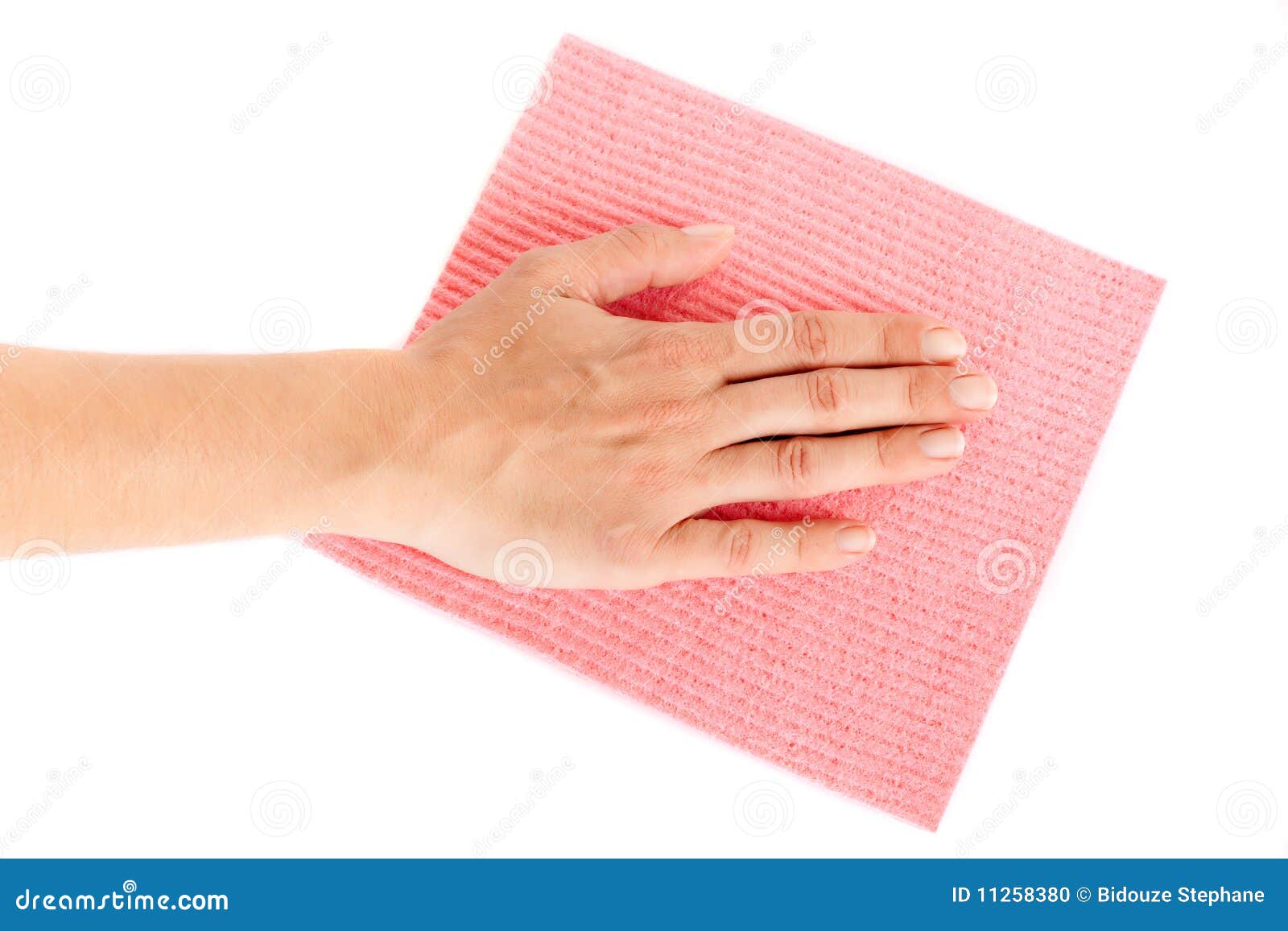 Woman hand on wipe stock photo. Image of female, wash - 11258380
