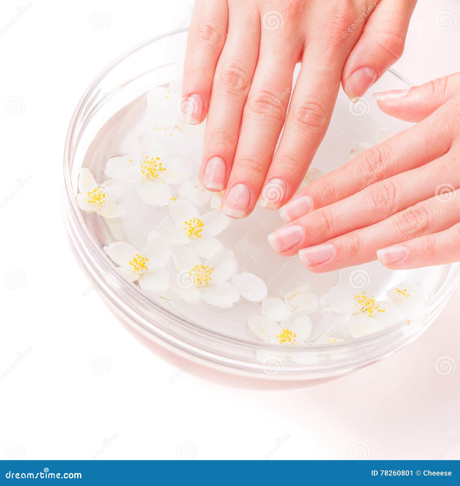 Woman Hands in Bath with Water Stock Image - Image of beautician ...