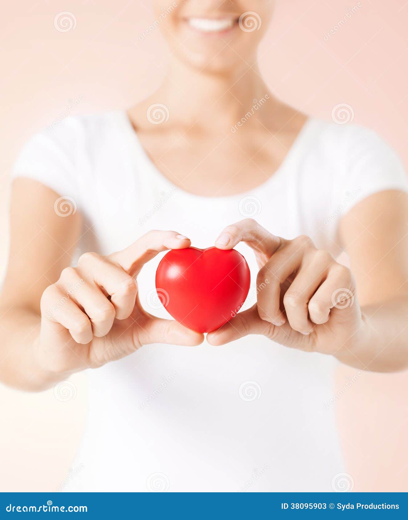 Woman hands with heart stock image. Image of concept - 38095903