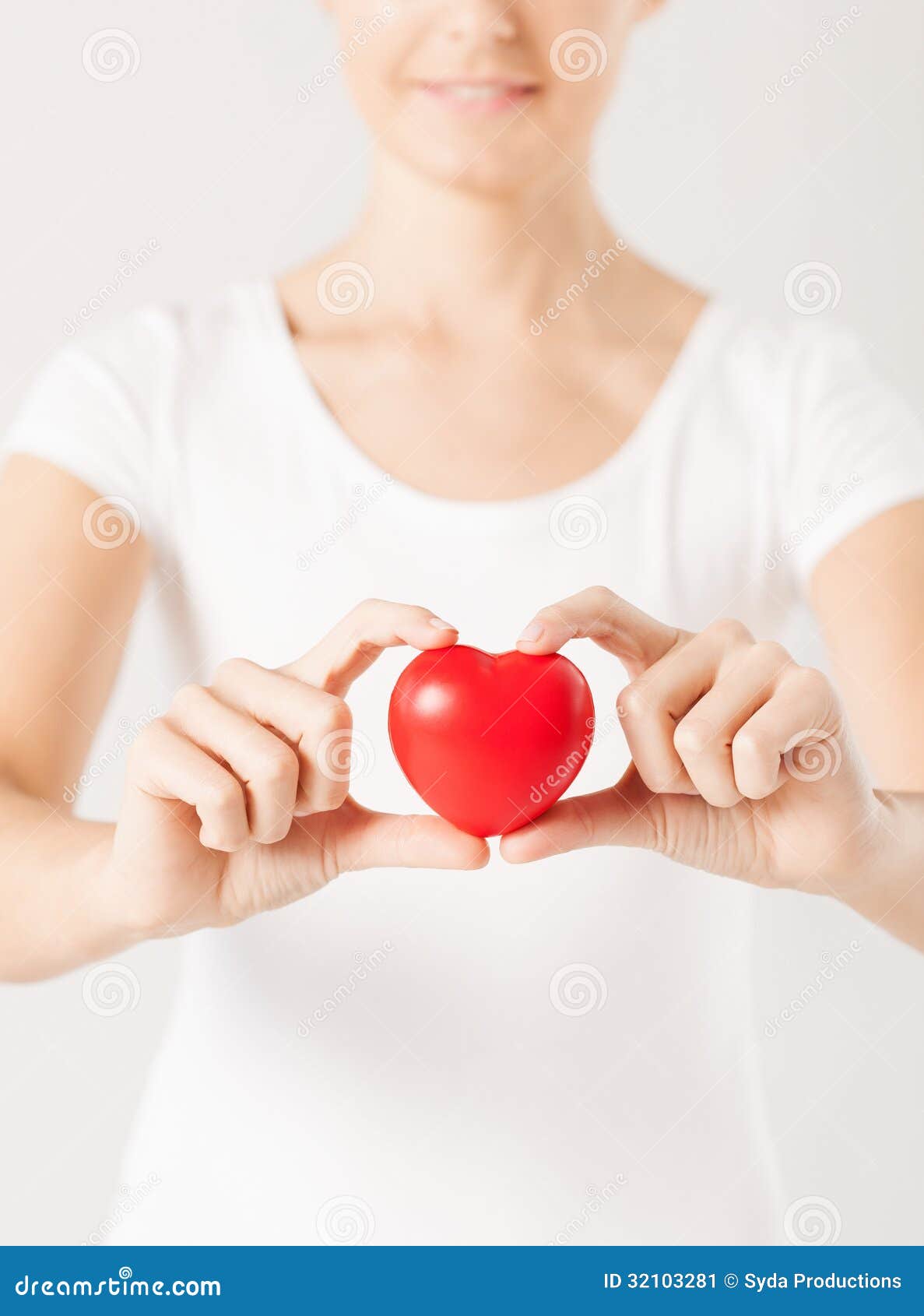 Woman hands with heart stock image. Image of concept - 32103281
