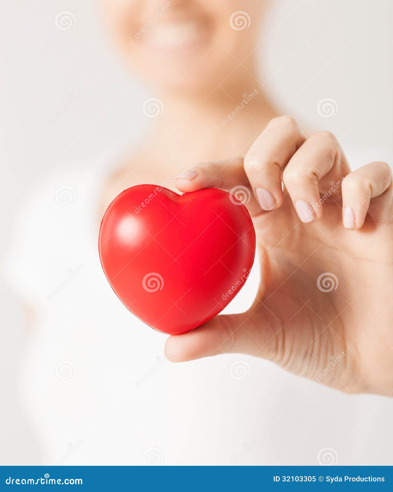 Woman hands with heart stock image. Image of happiness - 32103305