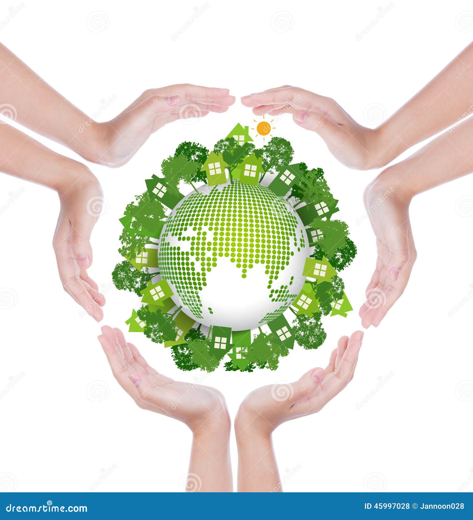 Woman Hands Hold Eco Friendly Stock Photo - Image of green, beauty ...